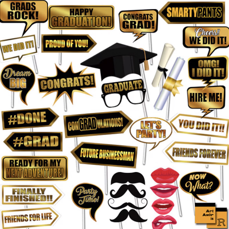 Graduation Props Printable Large Free Printable Graduation Photo Booth