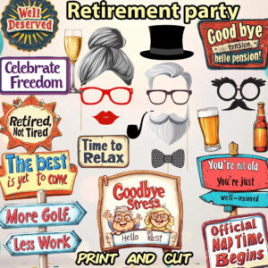 10 Best Retirement Photo Booth Props for a Memorable Send-Off