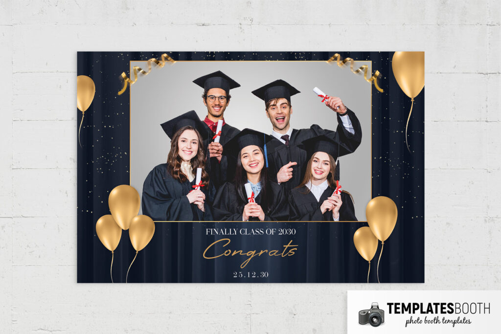 Graduation Photo Booth Template - TemplatesBooth