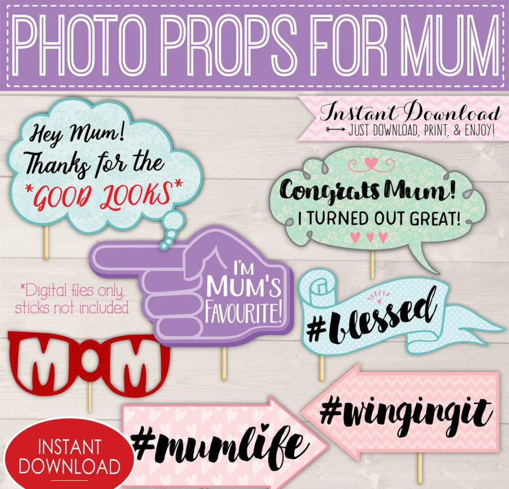 10 Best Mother’s Day Photo Booth Props for Heartwarming Events