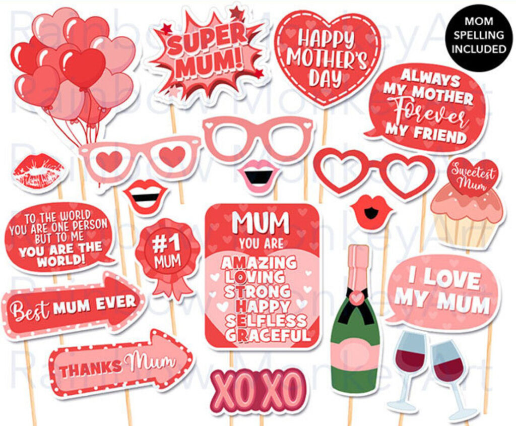 10 Best Mother’s Day Photo Booth Props for Heartwarming Events