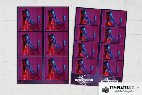 Party Animal Photo Booth Template - TemplatesBooth