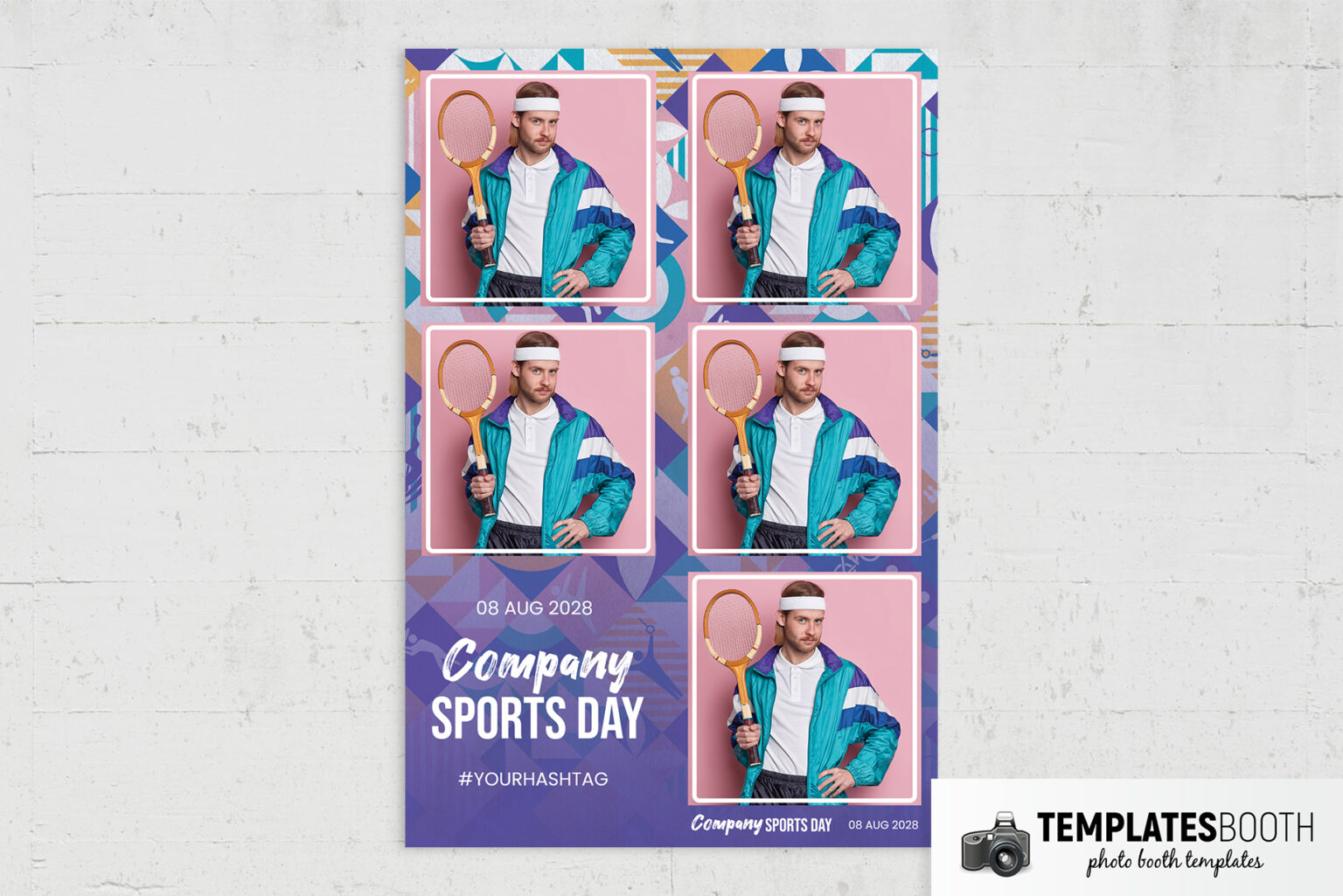 Sports Day Photo Booth Template - TemplatesBooth