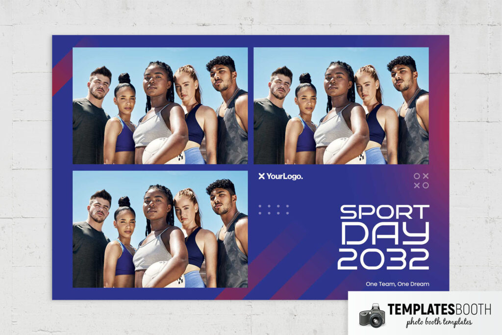 Sports Day Photo Booth Template - TemplatesBooth