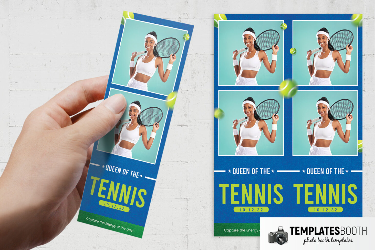 Tennis Photo Booth Template - TemplatesBooth