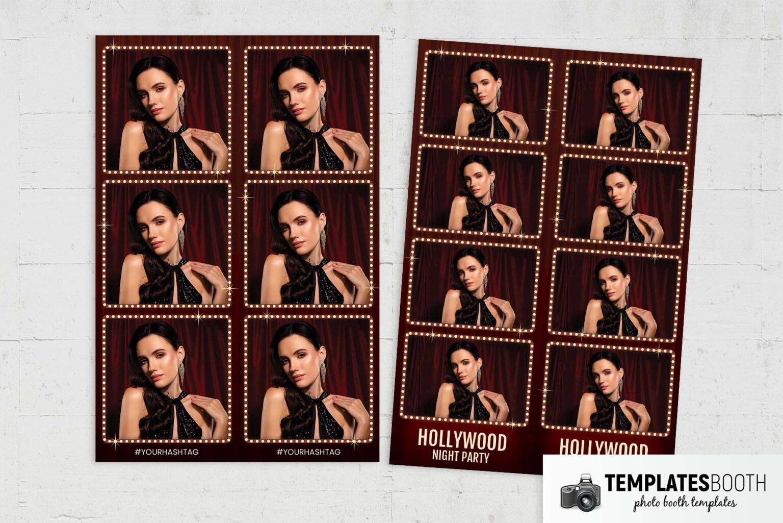 Red Carpet Photo Booth Template - TemplatesBooth