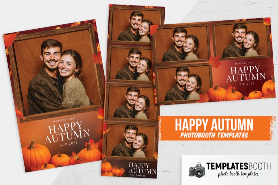 Autumn & Fall Photo Booth Templates - TemplatesBooth