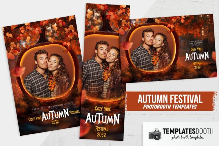 Autumn & Fall Photo Booth Templates - TemplatesBooth