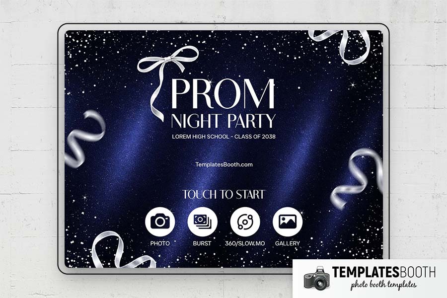 Prom Night Party Photo Booth Template - TemplatesBooth