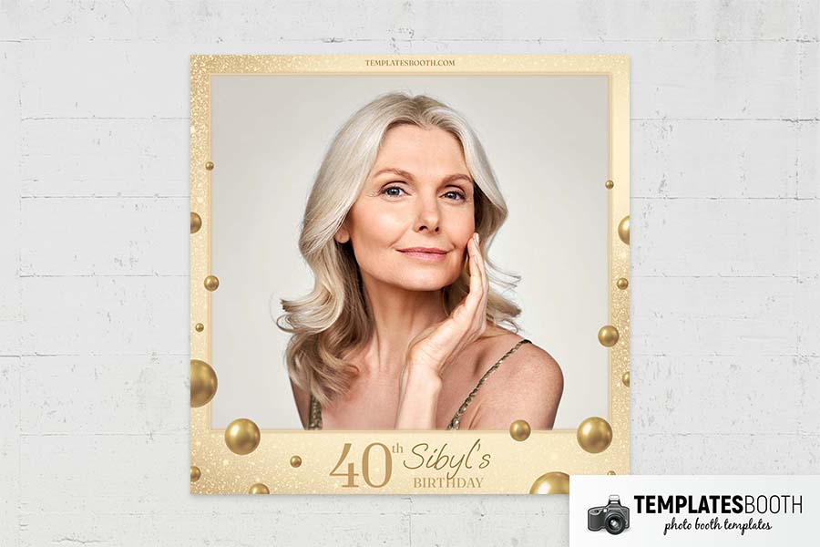Birthday Party Photo Booth Template - TemplatesBooth