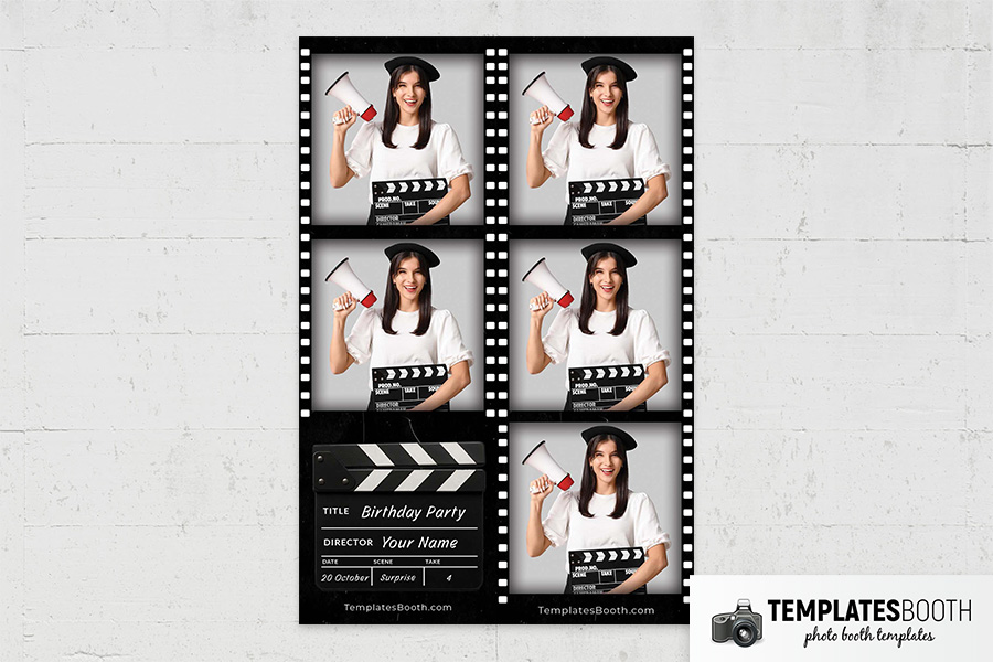 Film Strip Photo Booth Template - TemplatesBooth