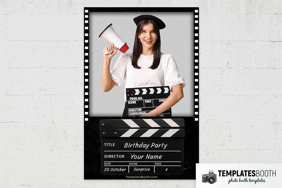 Film Strip Photo Booth Template - TemplatesBooth