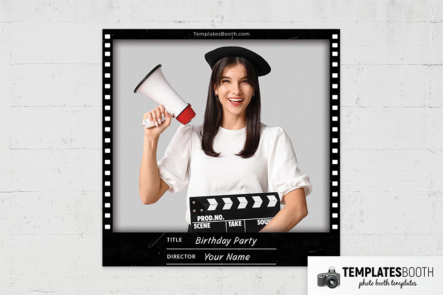 Film Strip Photo Booth Template - TemplatesBooth
