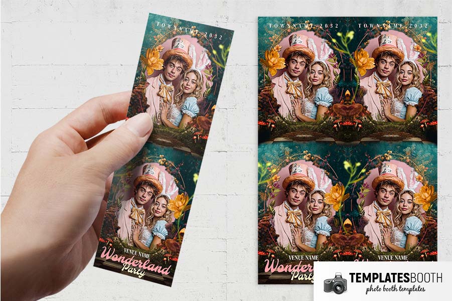 Whimsical Wonderland Party Photo Booth Template - TemplatesBooth