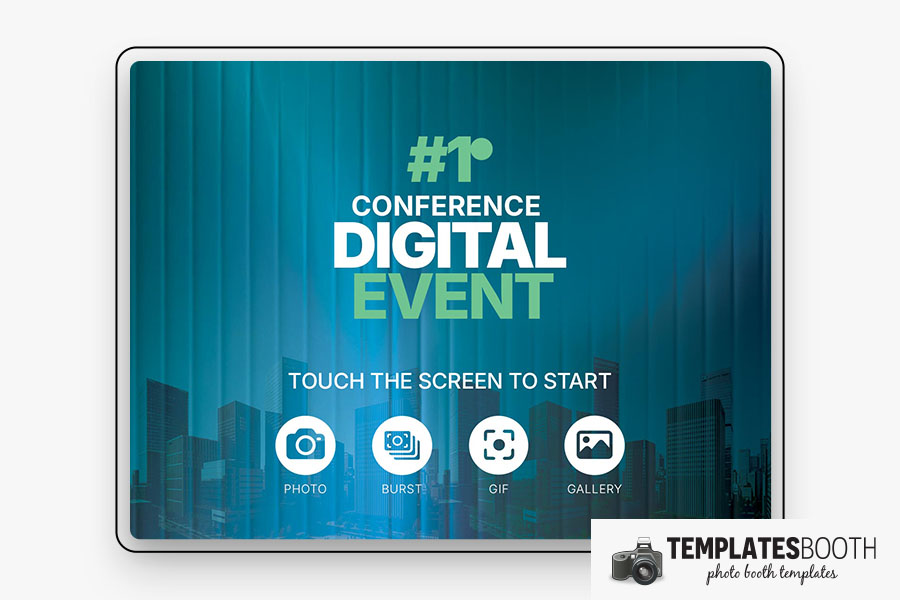 Conference Event Photo Booth Template - TemplatesBooth