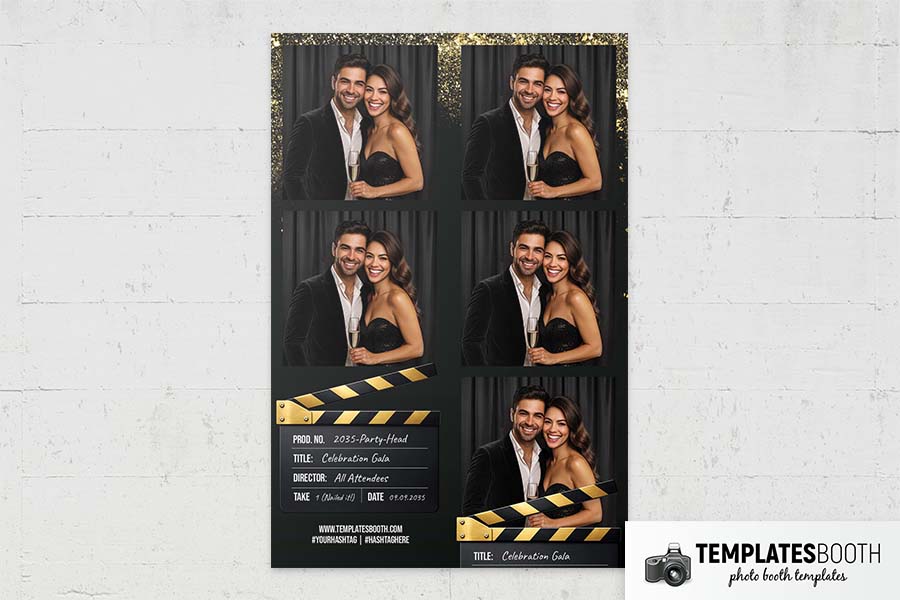 Film Strip Photo Booth Template - TemplatesBooth