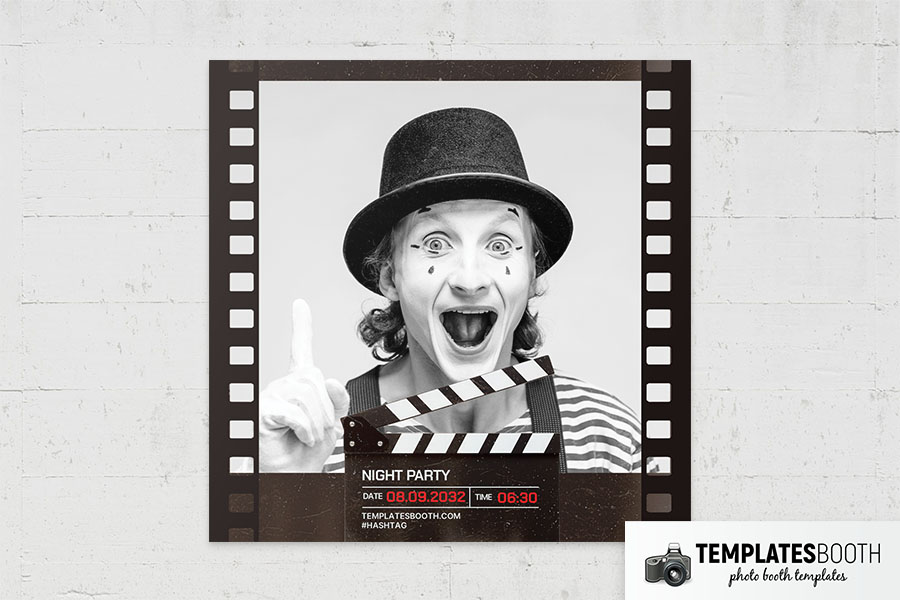 Film Strip Photo Booth Template - TemplatesBooth
