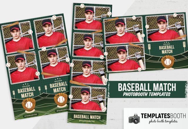 Baseball Photo Booth Template - TemplatesBooth
