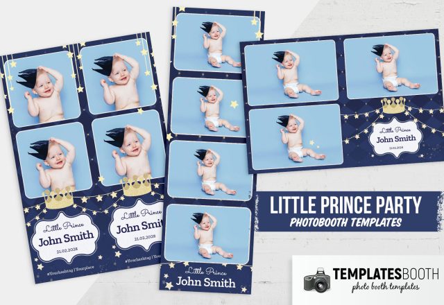 Boys Birthday Photo Booth Template - TemplatesBooth