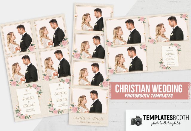 Christian Wedding Photo Booth Template - TemplatesBooth