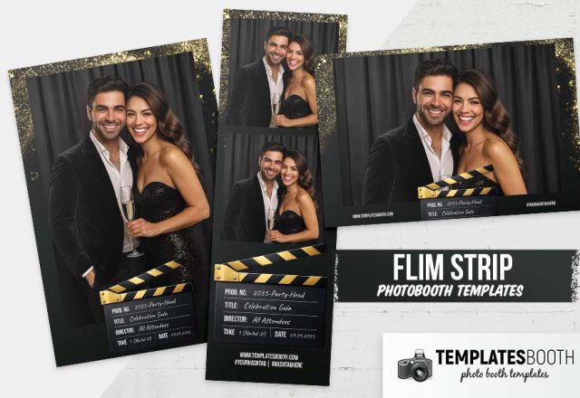 Film Strip Photo Booth Template - TemplatesBooth