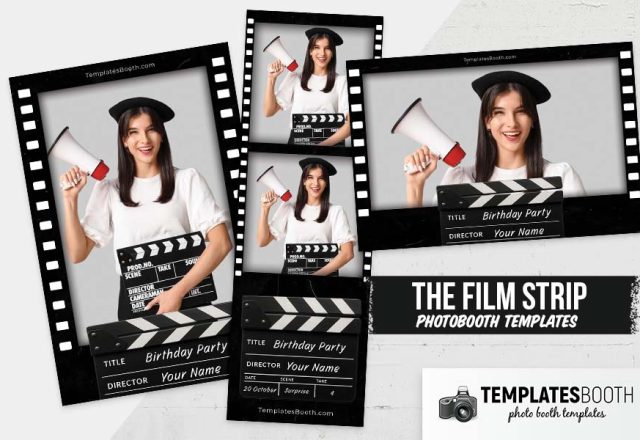 Film Strip Photo Booth Template - TemplatesBooth