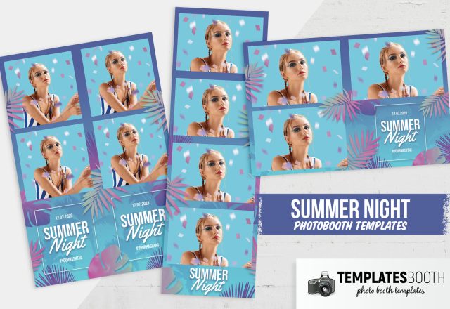 Free Summer Party Photo Booth Template - TemplatesBooth