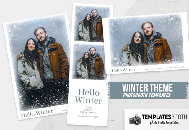 Free Winter Photo Booth Template - TemplatesBooth