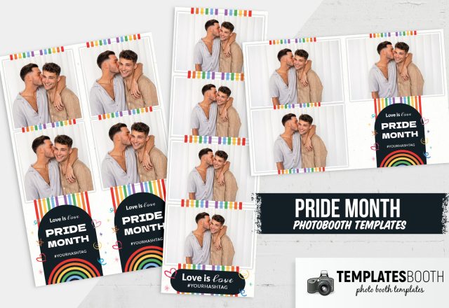 Simple LGBT Photo Booth Template - TemplatesBooth