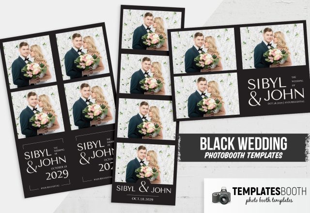 Typographic Photo Booth Template V2 - TemplatesBooth
