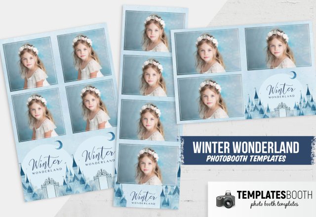 Winter Wonderland Photo Booth Template - TemplatesBooth