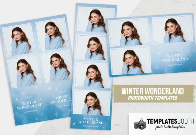 Winter Wonderland Photo Booth Template - TemplatesBooth